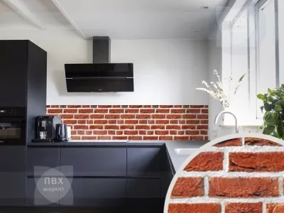 Фартук на кухню из пластика керамика choko 600 мм (длина 3 м) купить в ...